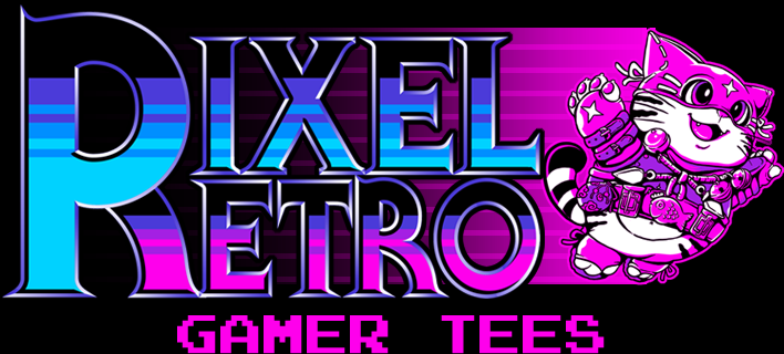 8-Bit Retro Gaming - PixelRetro Video Game T-shirts - Nintendo - NES