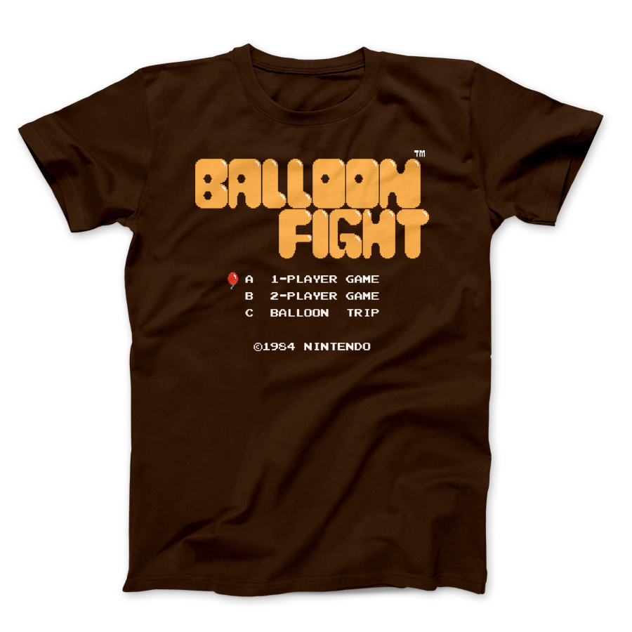 Balloon Fight - PixelRetro Video Game T-shirts - Nintendo - NES
