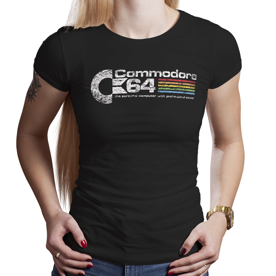 Commodore 64 - PixelRetro Video Game T-shirts - PC - 1982
