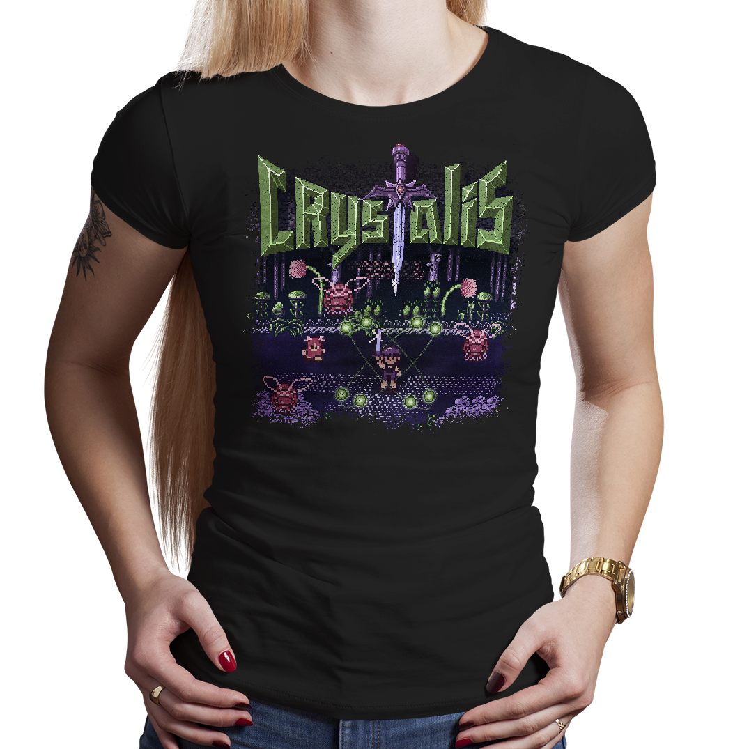 Crystalis - PixelRetro Video Game T-shirts - SNK
