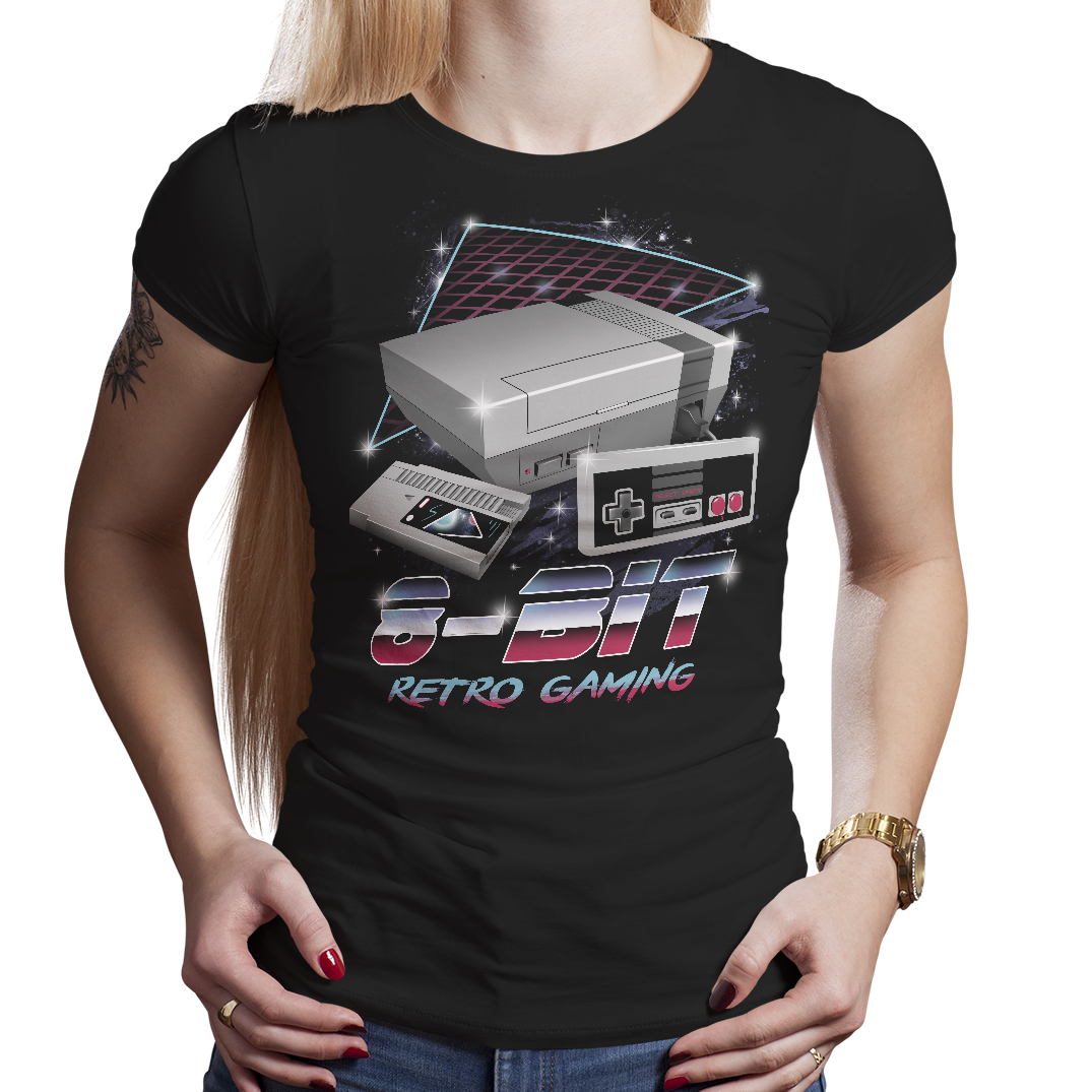 8-Bit Retro Gaming - PixelRetro Video Game T-shirts - Nintendo - NES