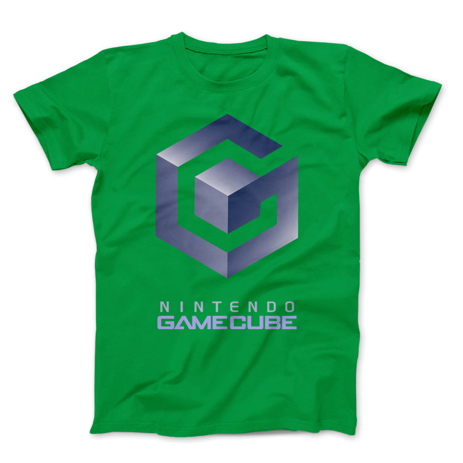 GCN Logo Text on Colors - PixelRetro Video Game T-shirts - GameCube