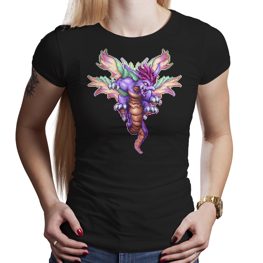 Mana Dragon - PixelRetro Video Game T-shirts - Secret of Mana