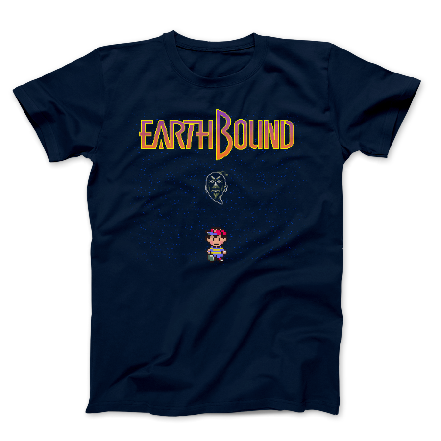 Ness Battle - PixelRetro Video Game T-shirts - Earthbound