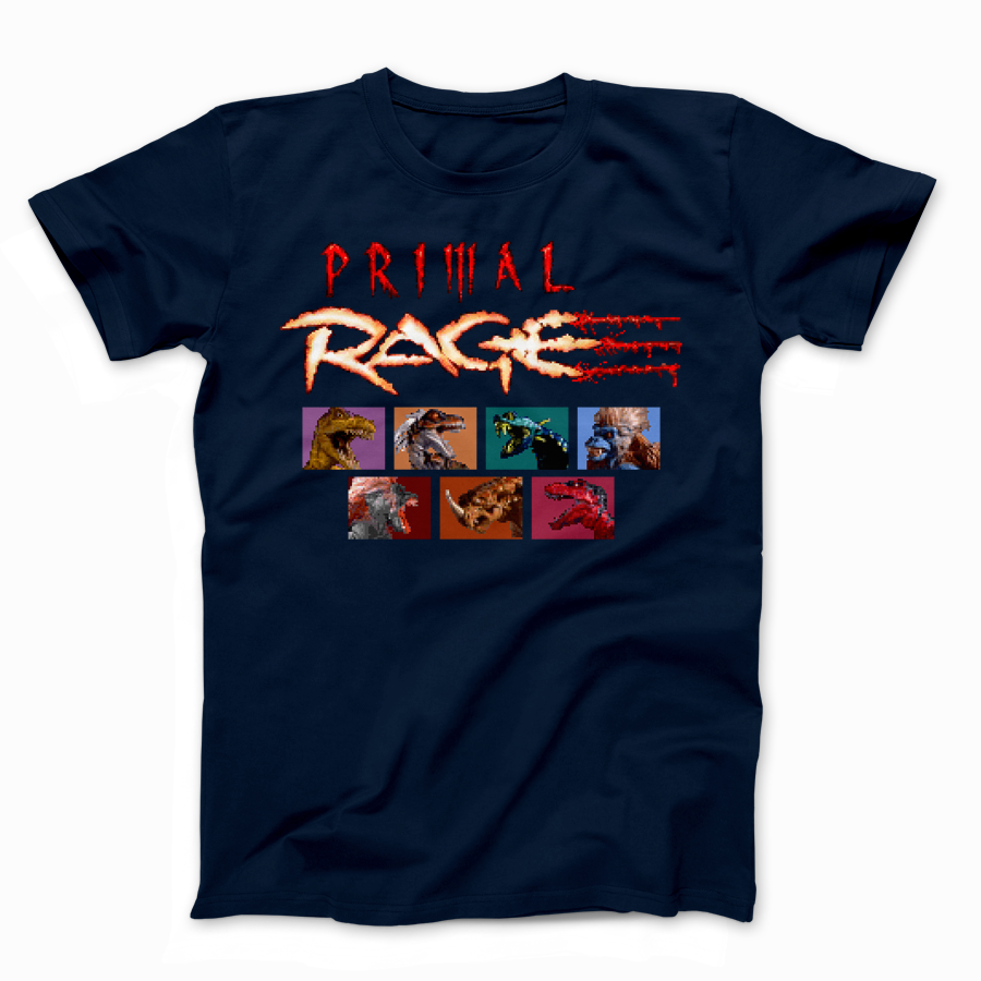 Primal Rage Select - PixelRetro Video Game T-shirts - Fighters