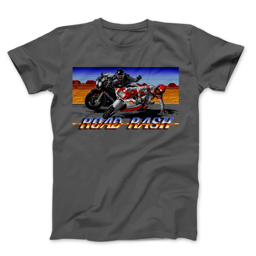 Road Rash - PixelRetro Video Game T-shirts - Beat Em Up - Racing