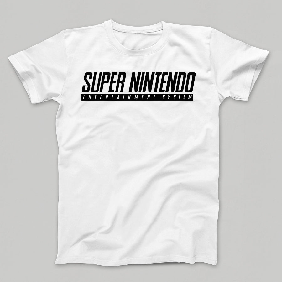 SNES 4 Button Heather - PixelRetro Video Game T-shirts - NES