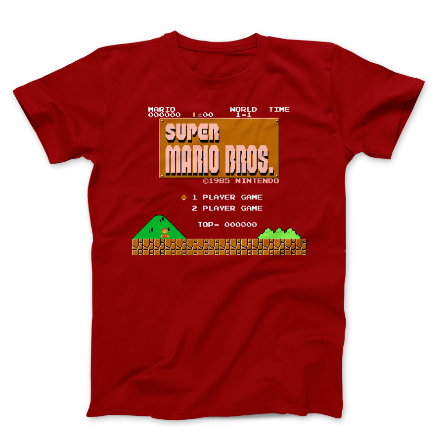 red mario bros shirt